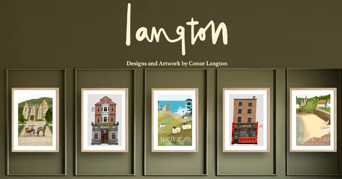 Art Prints of Dublin Pubs & Irish Landscapes - Conor Langton
